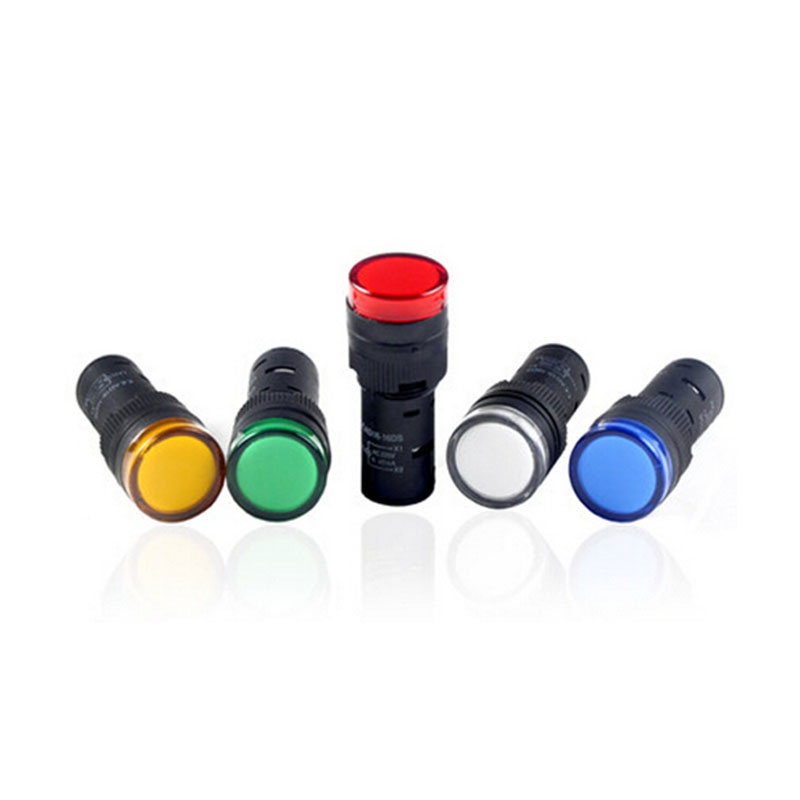 16mm signal power LED Indicator Light, AD16-16C Pilot Lamp , Indication ...