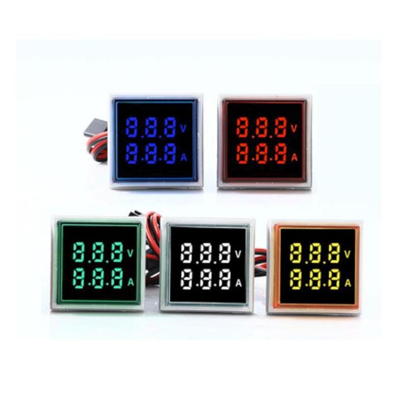 LED Ammeter Voltage meter indication lamp, polit light, digital ...